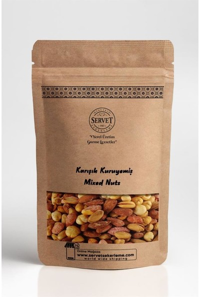 Bercekız Servet Şekerleme Karışık Kuruyemiş Kavrulmuş ve Tuzlu 1 kg Bercekız Servet Şekerleme Karışık Kuruyemiş Kavrulmuş ve Tuzlu 1 kg