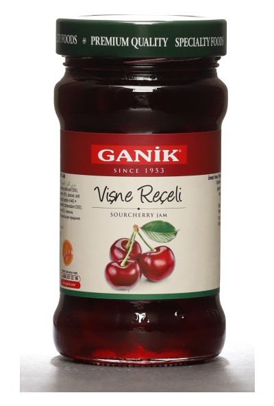 Ganik Vişne Reçeli 380 gr Ganik Vişne Reçeli 380 gr
