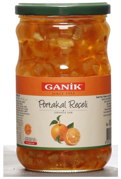 Ganik Portakal Reçeli 800 gr Ganik Portakal Reçeli 800 gr