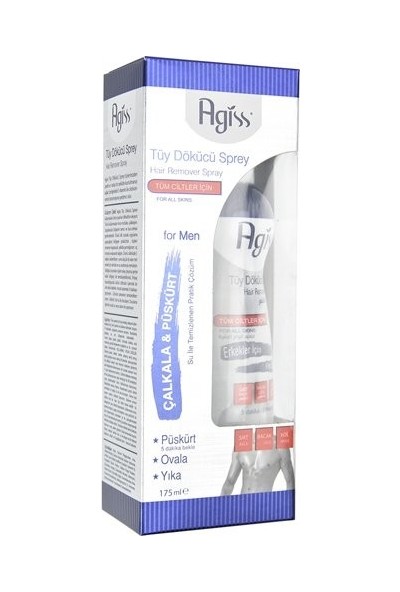 Agiss Tüy Dökücü Sprey Erkek 175 ml
