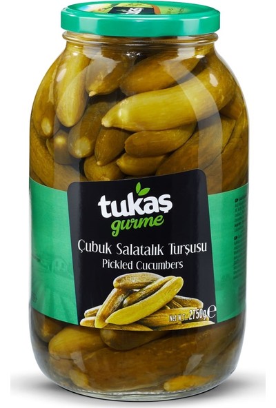 Tukaş Gurme Çubuk Salatalık Turşu 2,750 gr Cam Kavanoz Tukaş Gurme Çubuk Salatalık Turşu 2,750 gr Cam Kavanoz