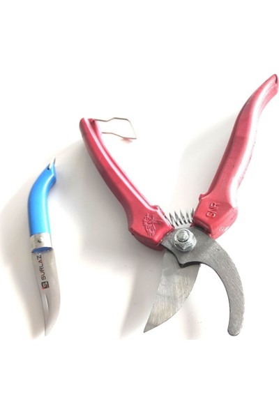 Eko Gül Budama Makası Bağ Makası Mini Bıçak Set Eko Gül Budama Makası Bağ Makası Mini Bıçak Set