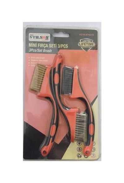 Stilson Mini Fırça Seti 3 Parça Stılson Stilson Mini Fırça Seti 3 Parça Stılson