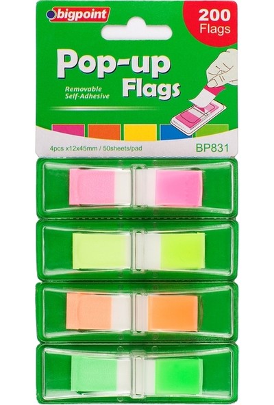 Bigpoint Pop-up Film Index 4'lü Bigpoint Pop-up Film Index 4'lü