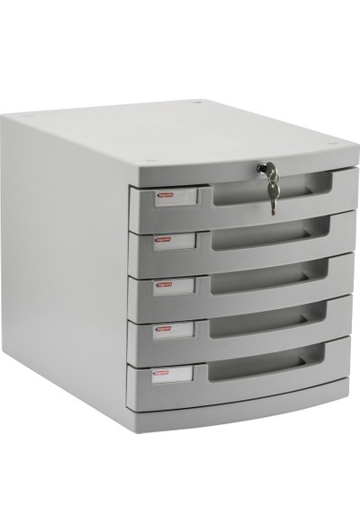 Bigpoint Çekmeçeli Evrak Rafı Kilitli 5Li