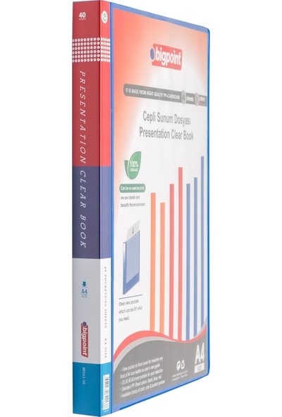 Bigpoint Bp211-35 Sunum Dosyası Ceplı 40 Lı Mavı Bigpoint Bp211-35 Sunum Dosyası Ceplı 40 Lı Mavı