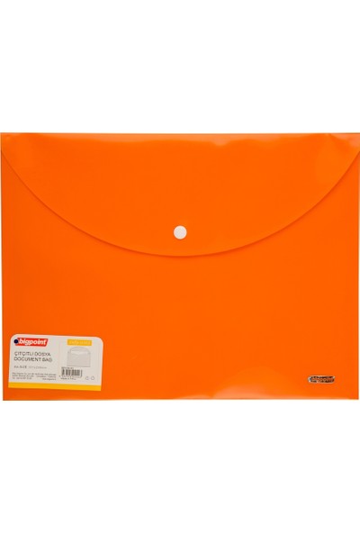 Bigpoint Çıtçıtlı Dosya Lolly A4 Turuncu