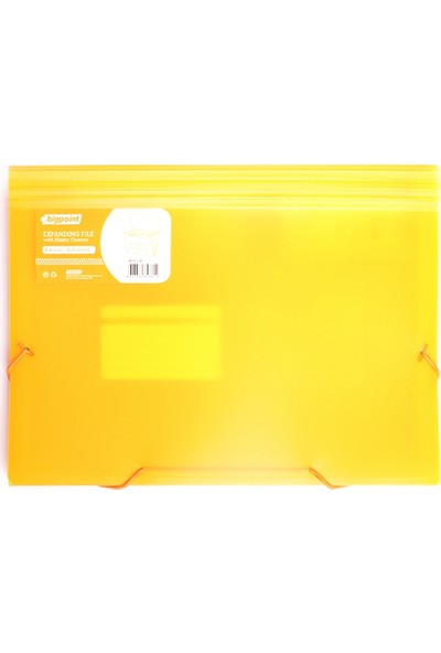 Bigpoint Bp261-45 Koruklu Dosya A4 6 Ceplı Lastıklı Turuncu