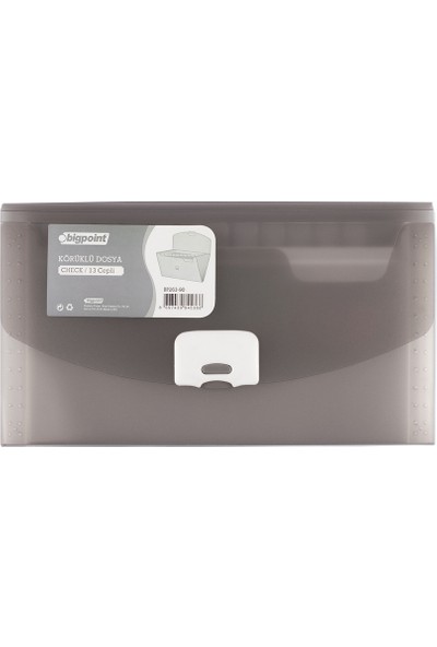 Bigpoint Bp263-90 Koruklu Dosya A5 13 Ceplı Kılıtlı Dumanlı