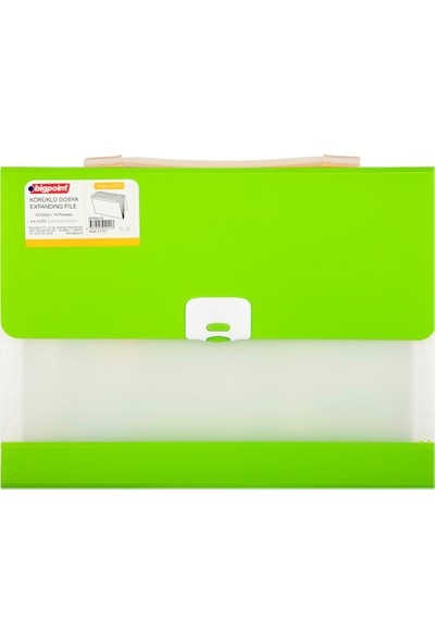 Bigpoint Yeşil Körüklü Dosya 13 Cepli Lolly