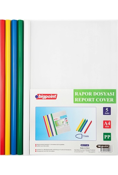 Bigpoint Sıkıştırmalı Rapor Dosyası 11Mm 5 Renk 27