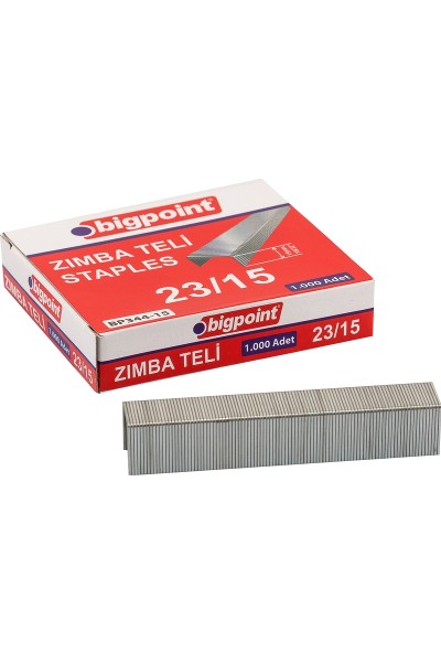 Bigpoint Bp344-15 Zımba Telı 23/15 1.000 Lı Kutu