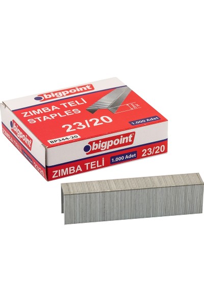 Bigpoint Bp344-20 Zımba Telı 23/20 1.000 Lı Kutu