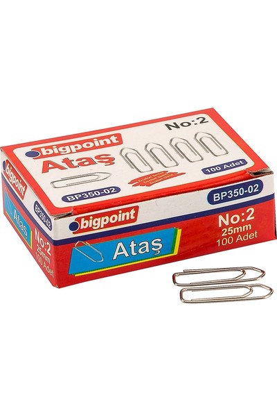 Bigpoint Nikel Ataş No:2 25Mm Bigpoint Nikel Ataş No:2 25Mm