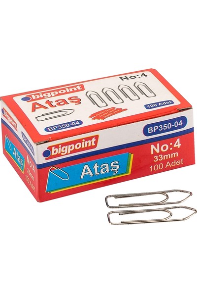 Bigpoint Nikel Ataş No:4 33Mm Bigpoint Nikel Ataş No:4 33Mm