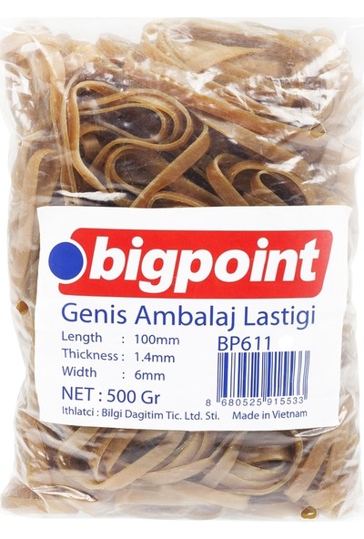 Bigpoint Geniş Ambalaj Lastiği 500 Gr 396