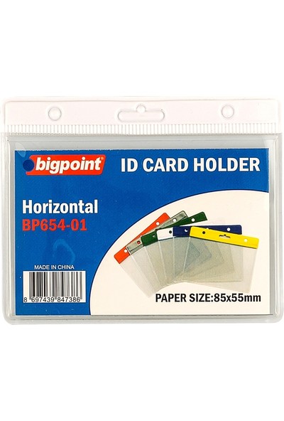 Bigpoint Bp654-01 Kart Posetı Yatay Beyaz (85X55)