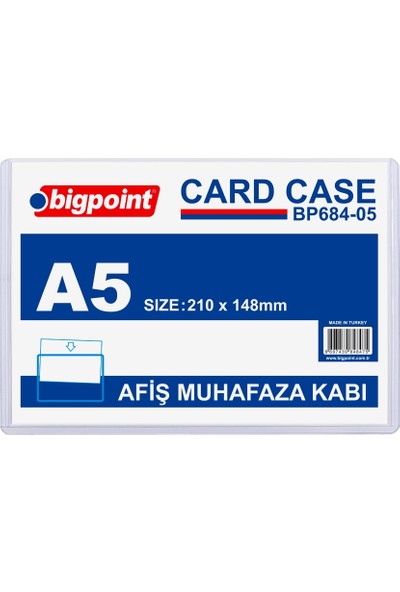 Bigpoint A5 Afiş Muhafaza Kabı