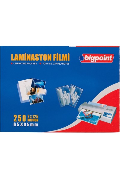 Bigpoint Bp698 Lamınasyon Fılmı 65X95 125 Micron Bigpoint Bp698 Lamınasyon Fılmı 65X95 125 Micron