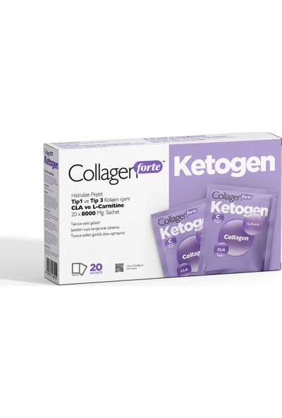 Collagen Forte Ketogen 5000 Mg 20 Şase