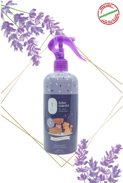 Gallipoli Lavender Lavanta Yağlı Pet Koku Giderici 400 ml