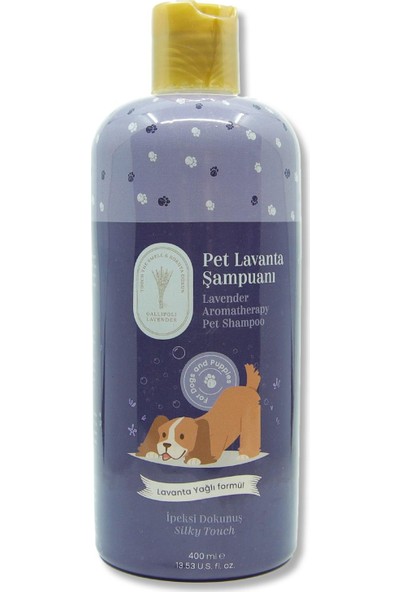 Gallipoli Lavender Lavanta Yağlı Pet Şampuanı 400 ml