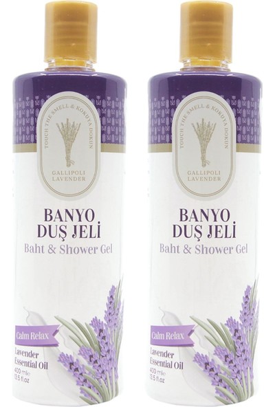 Gallipoli Lavender Lavanta Yağlı Banyo Duş Jeli 400 ml Lavanta Yatıştırıcı Duş Jeli 2 Adet Gallipoli Lavender Lavanta Yağlı Banyo Duş Jeli 400 ml Lavanta Yatıştırıcı Duş Jeli 2 Adet