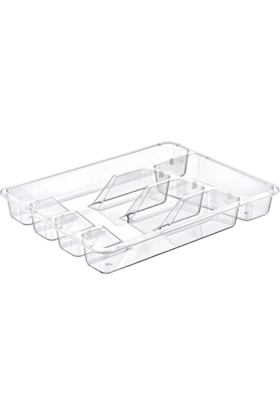 Bee Home Şeffaf Çekmece Kaşıklık Düzenleyici