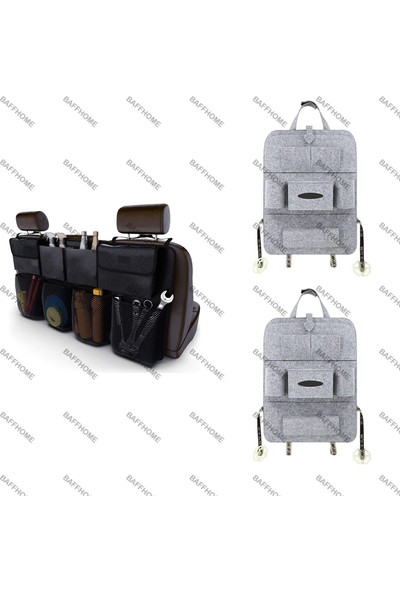 Ankaflex Araç Bagaj Düzenleyici Araba Eşya Çantası Oto Içi Bagaj Organizer Seti