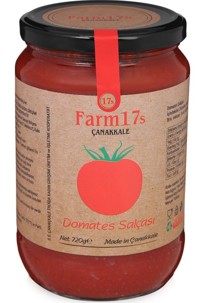 Farm17s Çanakkale Domates Salçası 720 gr