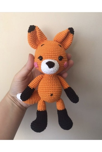 Butik Örgü Sepeti Amigurumi Tilki