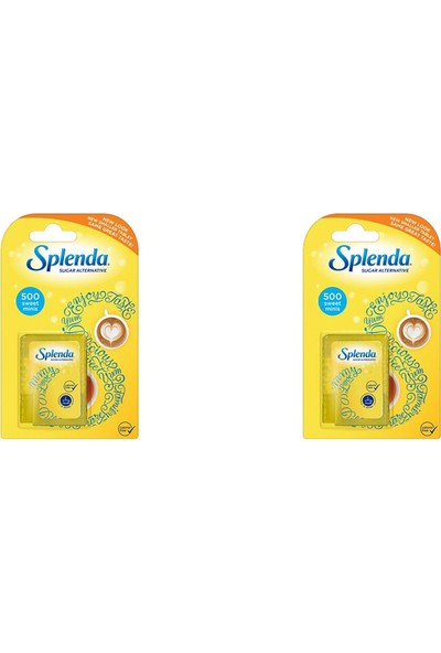 Splenda Tatlandırıcı 500 Tablet 2'li Paket