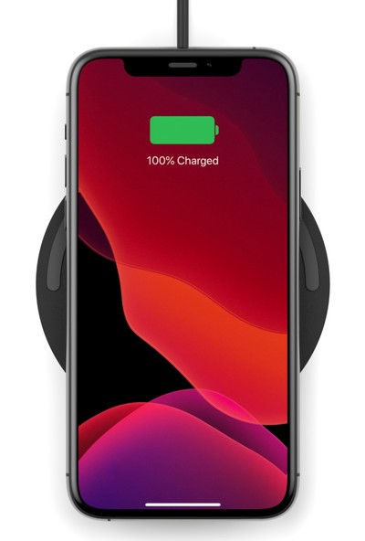 Belkin 10W Kablosuz Şarj+Qc3 Duvar Şarjı WIA001VFBK
