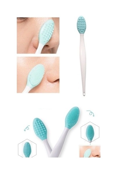 İndirim Kap Burun Siyah Nokta Temizleyici Dudak Peeling Fırçası
