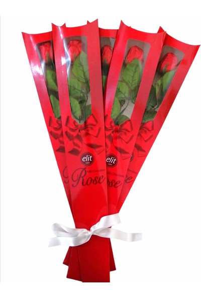 Elit Çikolata Elit Gül Çikolata 20 gr x 5 Adet