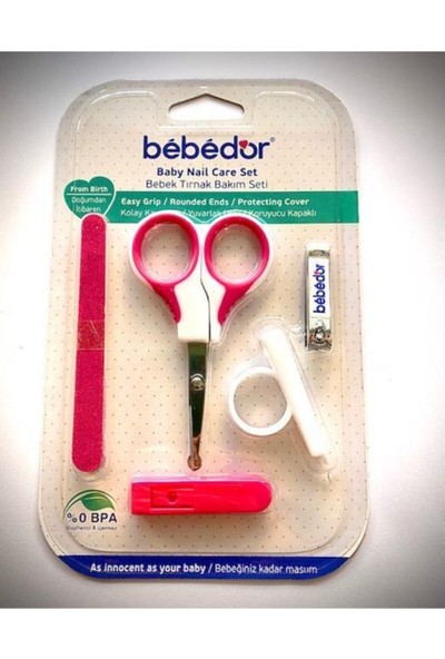 Bebedor Tırnak Bakım Seti 8550 Pembe Bebedor Tırnak Bakım Seti 8550 Pembe