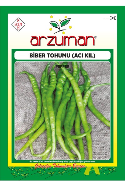Arzuman Acı Kıl Biber Tohumu 10 Gram