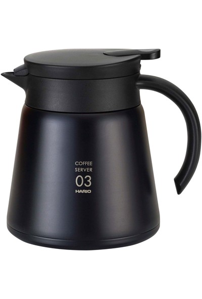 Hario V60 03 Yalıtımlı Paslanmaz Servis Sürahisi Siyah 800