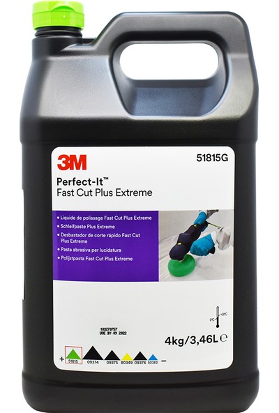 3m Pasta Yeşil Kapak 51815G Perfect-It Iıı Adım 1 Fast Cut Plus Extreme Pasta 3,46L/4KG3M Pasta Yeşil Kapak 51815G Perfect-It Iıı Adım 1 Fast Cut Plus Extreme Pasta 3,46L/4KG