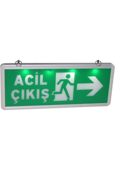 Selda Acil Çıkış Yön Armatürü - Levhası Sağ-Sol Yön