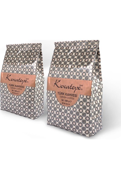 Kocatepe Kahve Kocatepe Türk Kahvesi 1 Kg. Folyo 2'li Paket
