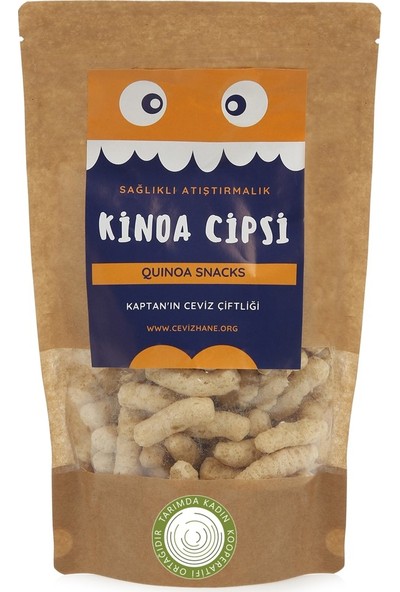 Kaptan'ın Ceviz Çiftliği Tarımda Kadın Yerli Kinoa Cipsi 35 gr Kaptan'ın Ceviz Çiftliği Tarımda Kadın Yerli Kinoa Cipsi 35 gr