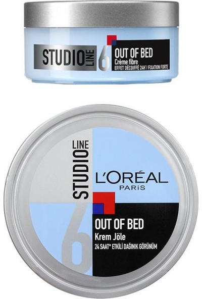 Loreal Paris Paris Studio Line Out Of Bed Kavanoz Jöle 150 ml X2 Loreal Paris Paris Studio Line Out Of Bed Kavanoz Jöle 150 ml X2