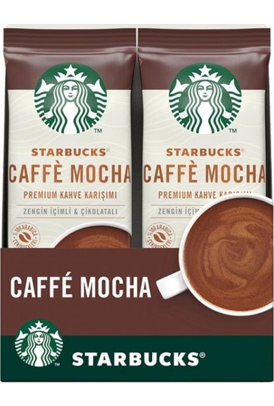 Starbucks Caffe Mocha Granül Kahve 10'lu Paket x 22 gr Starbucks Caffe Mocha Granül Kahve 10'lu Paket x 22 gr