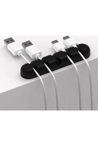 YYB Kablo Tutucu 5 Kanallı Siyah Renk 2 YYB Kablo Tutucu 5 Kanallı Siyah Renk 2