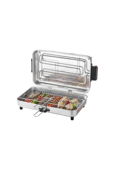 Taner Mangalcı Macro Boy Elektrikli Izgara Mangal Barbekü 1300W 45X27CM Taner Mangalcı Macro Boy Elektrikli Izgara Mangal Barbekü 1300W 45X27CM