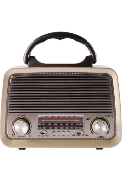 MF Product Acoustic 0189 Retro Kablosuz Radyolu Bluetooth Hoparlör Kırmızı MF Product Acoustic 0189 Retro Kablosuz Radyolu Bluetooth Hoparlör Kırmızı