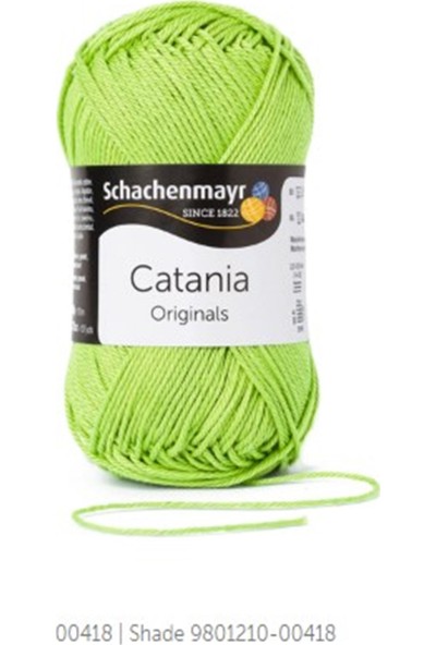 Schachenmayr Schachenmayr smc Catania Originals 418 Yeşil Örgü Ipi Schachenmayr Schachenmayr smc Catania Originals 418 Yeşil Örgü Ipi