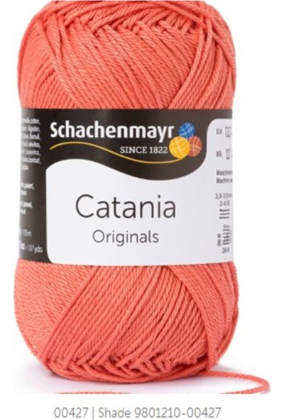 Schachenmayr Schachenmayr smc Catania Originals 427 Turuncu Örgü Ipi Schachenmayr Schachenmayr smc Catania Originals 427 Turuncu Örgü Ipi