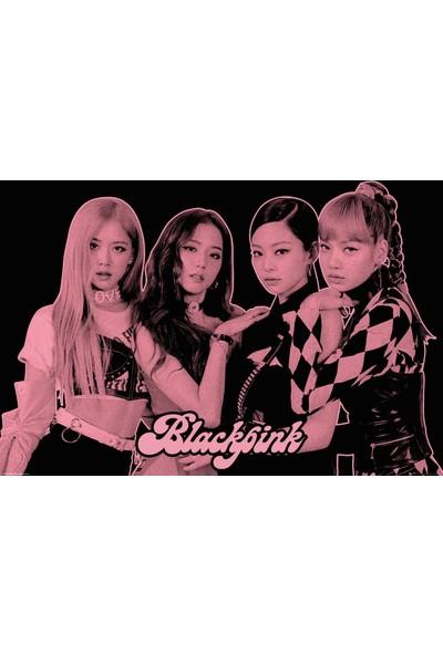 Black Pınk Group Maxı Poster